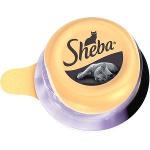 Sheba Dôme aux Filets de Thon et Crevettes Roses 80g - Comparer avec ...