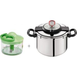 Seb Clipso Chrono YY2890FA - Autocuiseur 8L + hachoir 5 secondes ...
