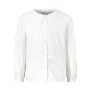Bonpoint Blouse droite Brune en coton Blanc - Couleur Blanc - Taille 10 ...