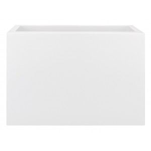 Elho Pot de fleurs rectangulaire Pure Square Divider avec roulettes 80 ...