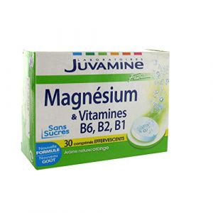Juvamine Fizz Magnésium et Vitamine B6 B2 - 30 Comprimés effervescents ...
