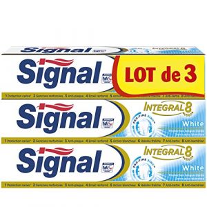 Signal Dentifrice Integral 8 White 75ml Lot de 3 - Comparer avec ...