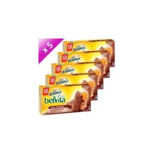 Lu Belvita Petit Déjeuner - Biscuits coeur fondant tout chocolat (5 x ...