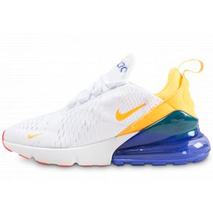 Nike Air Max 270 Blanche Orange Et Bleue Femme 38 Baskets - Comparer ...