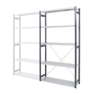 Rayonnage H. Kit rack léger en tôle peinte - Echelle ouverte ...