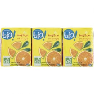 Monoprix Bio Jus d'orange, 100% pur jus, certifié AB - Les 6 briques de ...