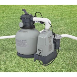 Intex 28680 - Combiné filtre à sable 8 m3/h + écostérilisateur + OEC ...