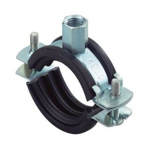 Fischer Collier isophonique zingué simple - Tube Ø 40 à 45 mm - Série ...