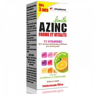 Arkopharma Azinc Optimal Famille - Sirop 150ml - Comparer avec ...