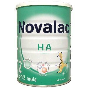 Novalac Lait Hypoallergénique 2ème âge 800 g - de 6 à 12 mois ...