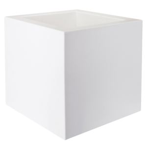 Elho Pot de fleurs carré Pure Square avec roulettes 50 x 50 x 49 cm ...