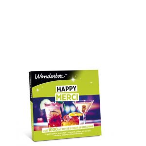 Wonderbox Coffret Cadeau Happy Merci - Comparer avec Touslesprix.com