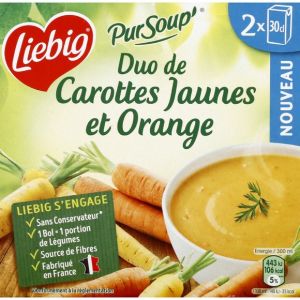 Liebig Duo de carottes jaunes et orange - Comparer avec Touslesprix.com