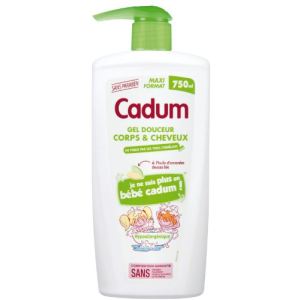 Bébé Cadum Gel douceur corps et cheveux avec pompe - Comparer avec ...