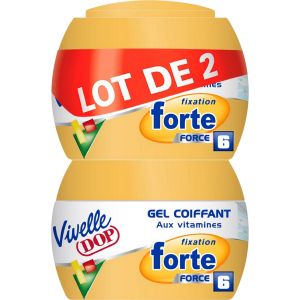 Vivelle Dop Gel Coiffant Fixation Forte - Les 2 Pots de 150 ml ...