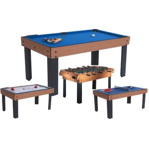BCE Riley Table Multi Jeux 4 en 1 - Comparer avec Touslesprix.com