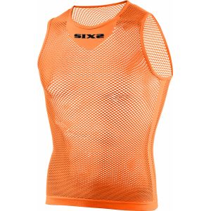 Sixs Débardeur filet orange fluo - Comparer avec Touslesprix.com