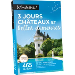 Wonderbox 3 jours châteaux et belles demeures - Coffret cadeau (465 ...