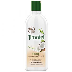 Timotei Pure Shampoing Nutrition & Légèreté Cheveux Normaux au Lait de ...