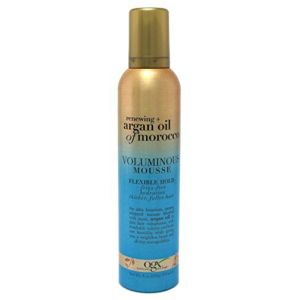 Ogx Renewing Argan Oil of Morocco Voluminous Mousse, Flexible Holding ...