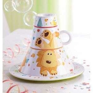 Haba 7682 - Vaisselle empilable La danse des lions - Comparer avec ...