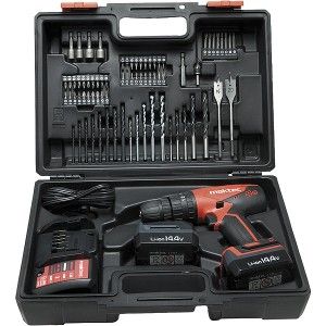 Maktec MT080X100 - Perceuse visseuse à percussion 14,4V Li-Ion 1,1Ah ...