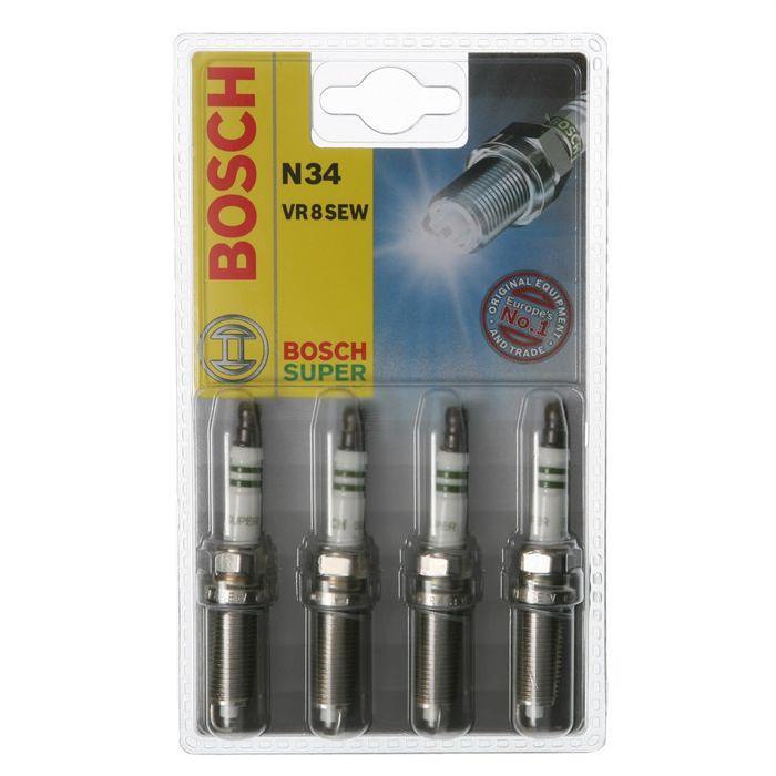Bosch 4 Bougies d'allumage VR8SC - Comparer avec Touslesprix.com