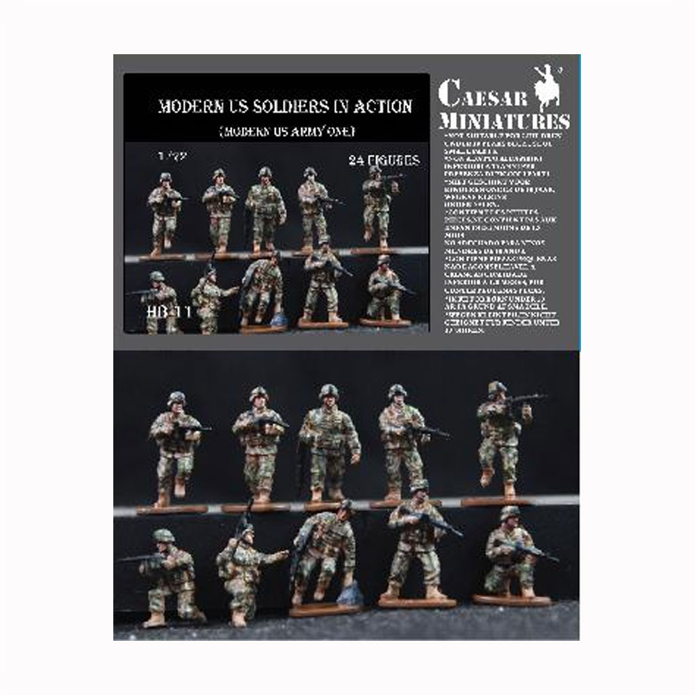 Caesar Miniatures Figurines militaires : Soldats US Army époque moderne ...