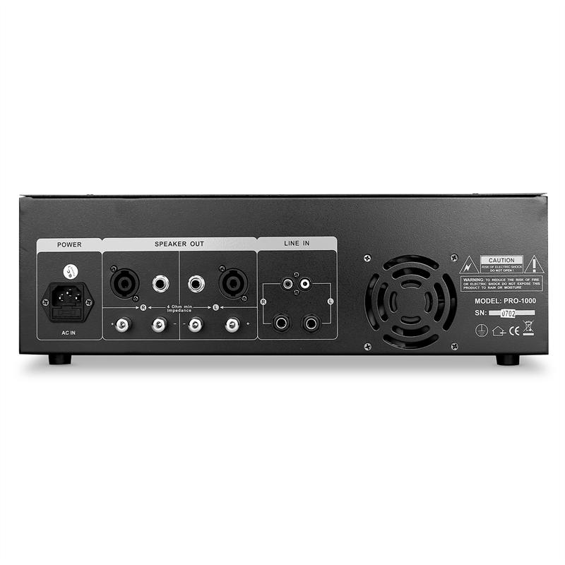 Skytec PRO1000 - Ampli DJ PA Sono Pro 1000W pour monitoring, studio, scène de concert ou ...