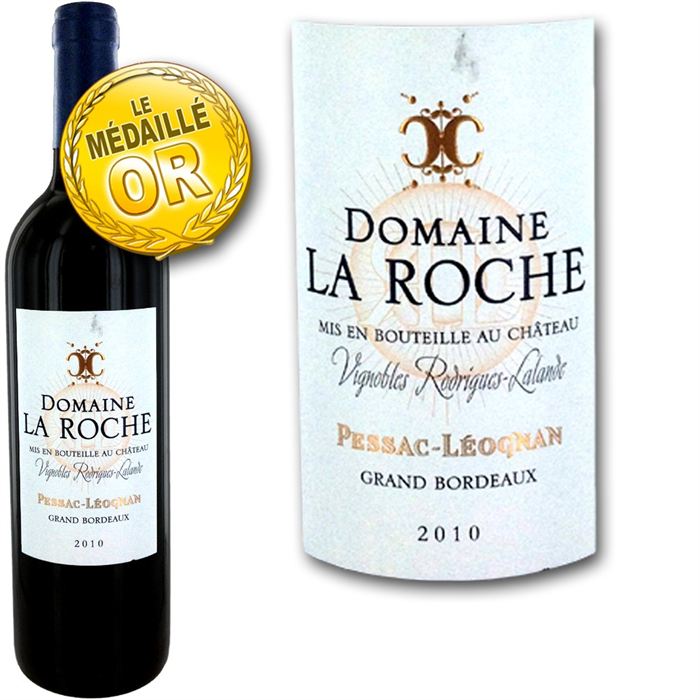 Domaine La Roche 2010 - 1 x Vin rouge, Bordeaux (Pessac Léognan ...