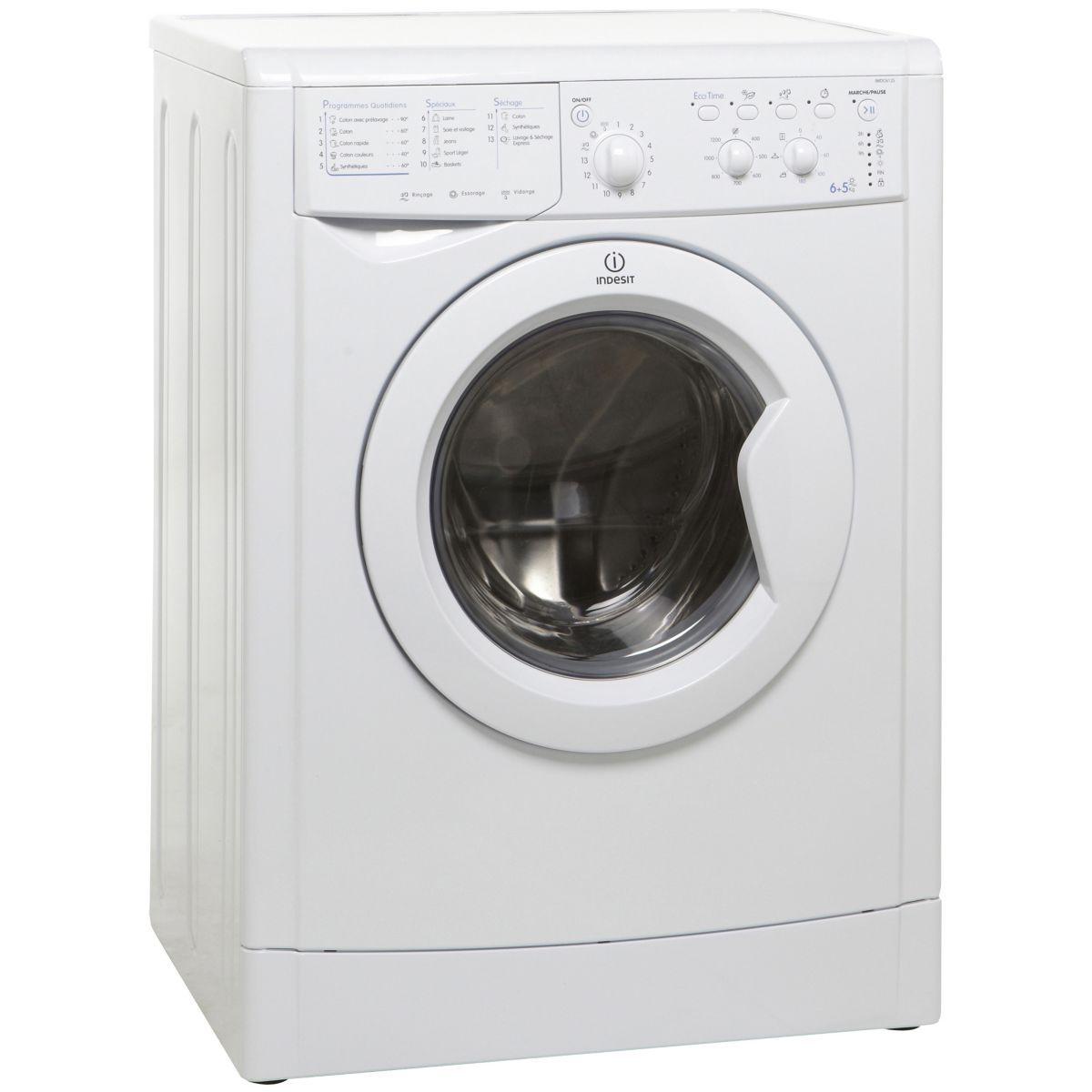 Indesit IWDC 6125 - Lave linge séchant frontal 6 kg - Comparer avec ...