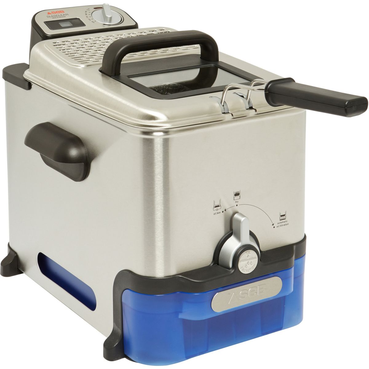 Seb FR804000 - Friteuse électrique OleoClean 1,5 kg - Comparer avec ...
