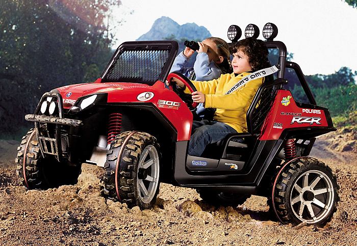 Peg Perego 4x4 électrique Polaris Ranger RZR - Comparer avec ...