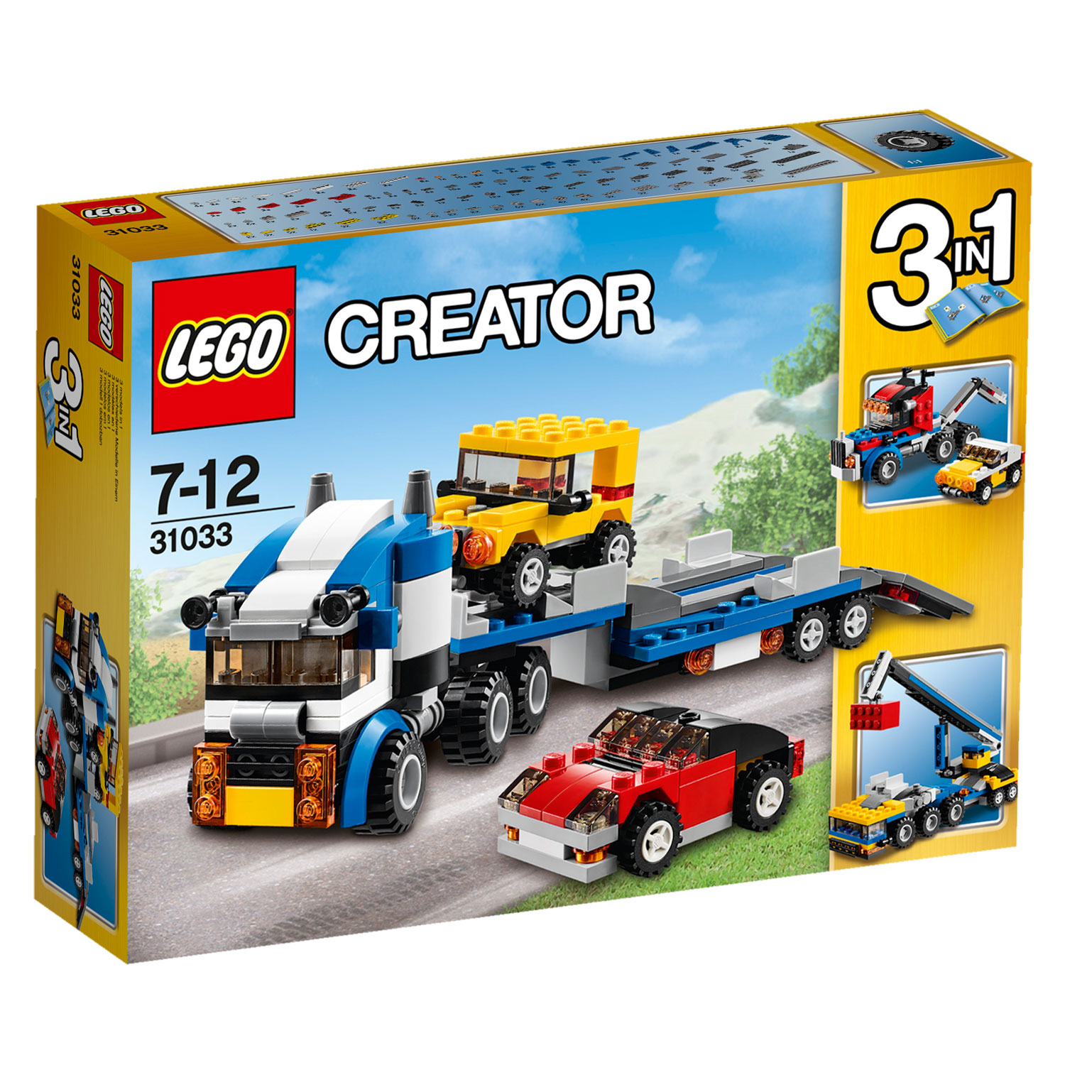 Lego 31033 - Creator 3 en 1 : Le transport de véhicules - Comparer avec ...