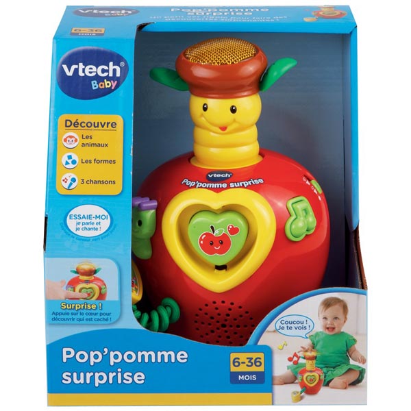 Vtech Pop' Pomme Surprise - Comparer avec Touslesprix.com