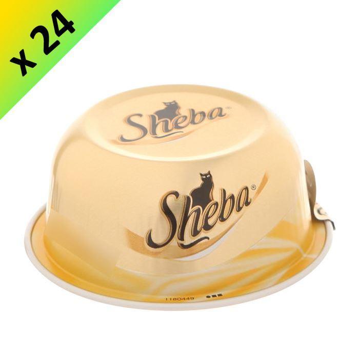 Sheba Dome au blanc de poulet 80g (x24) - Comparer avec Touslesprix.com