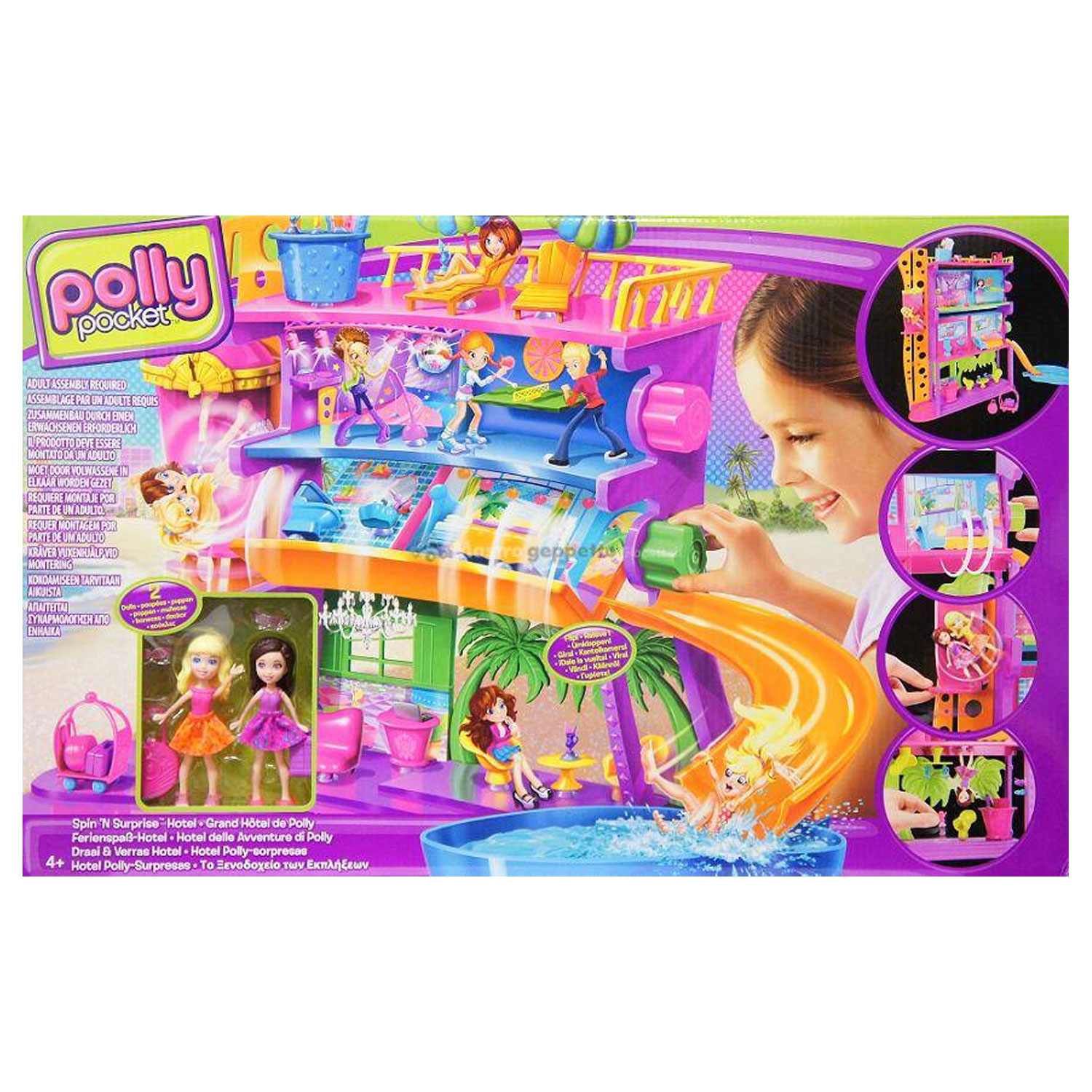 Mattel Polly Pocket - Le grand hôtel - Comparer avec Touslesprix.com