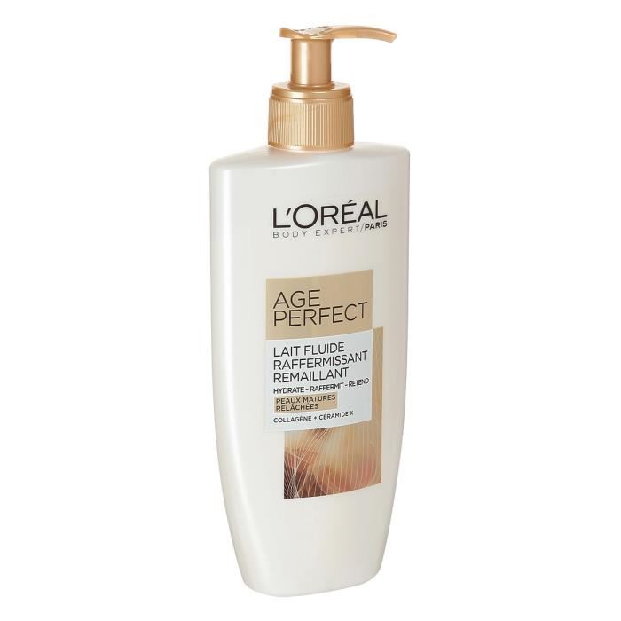 L'Oréal Age Perfect Lait Fluide Raffermissant Remaillant Peaux matures ...