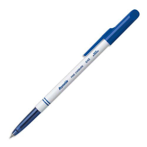 Reynolds 045 Stylo bille pointe fine Bleu - Comparer avec Touslesprix.com