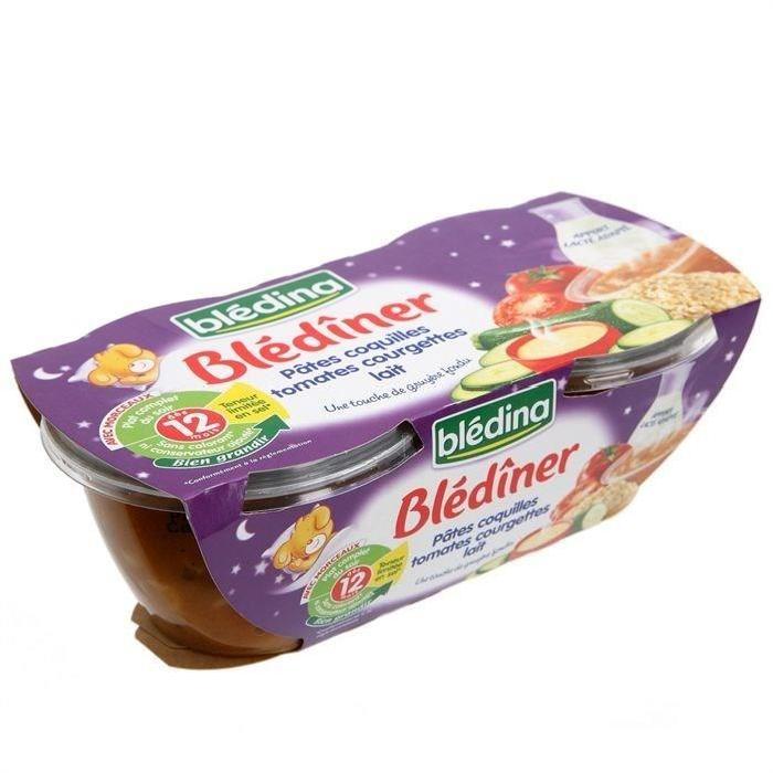 Blédina Blédîner : Pâtes tomates courgettes gruyère - dès 12 mois ...