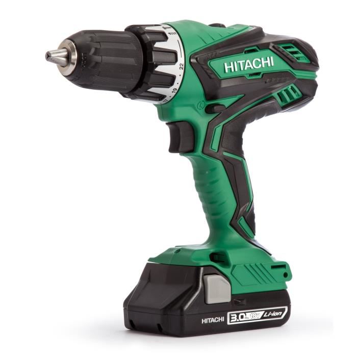 Hitachi Perceuse-visseuse à percussion sans fil DV18DGL/JM - Sans fil à ...