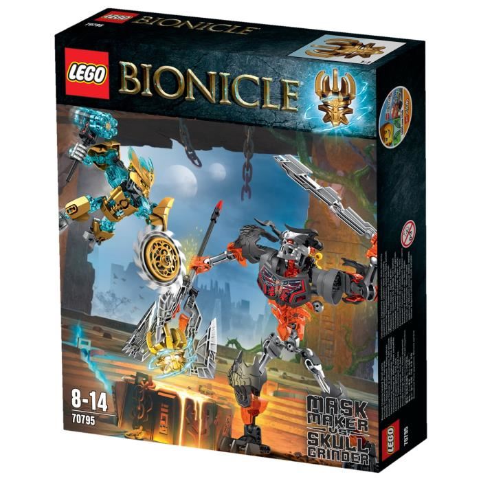 Lego 70795 - Bionicle : Le créateur de masque contre le crâne broyeur ...