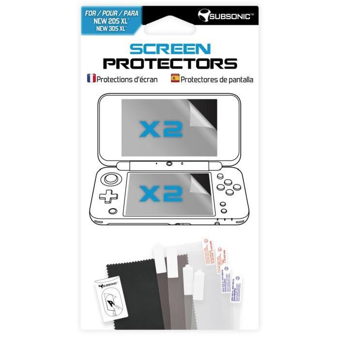 Subsonic Pack de protections d'écran haute qualité pour console ... Subsonic Pack de protections d'écran haute qualité pour console ...