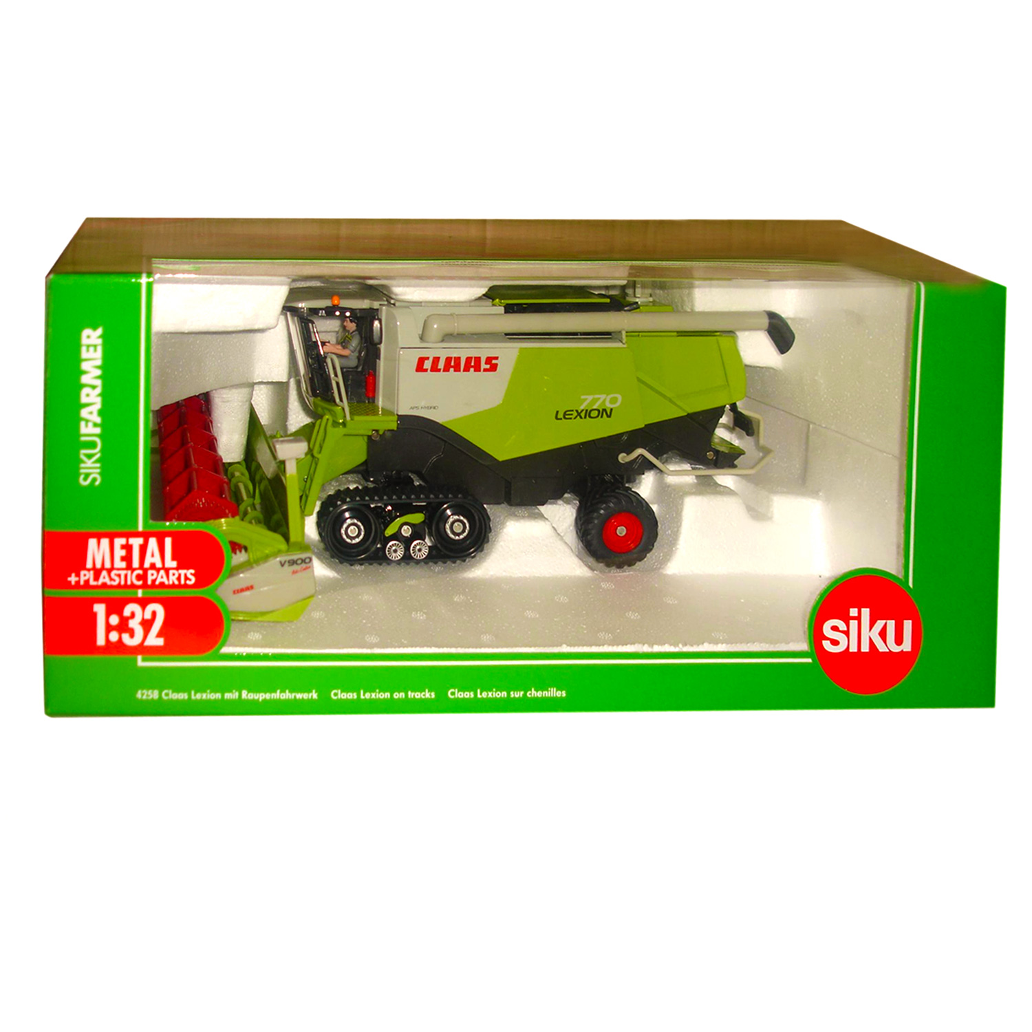 Siku 4258 - Moissonneuse sur chenilles Claas Lexion 770 - Echelle 1:32 - Comparer avec ...