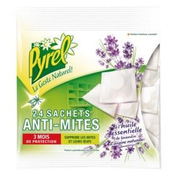 Pyrel Anti-mites sachet lavande - Insecticide insecte volant - Comparer ...