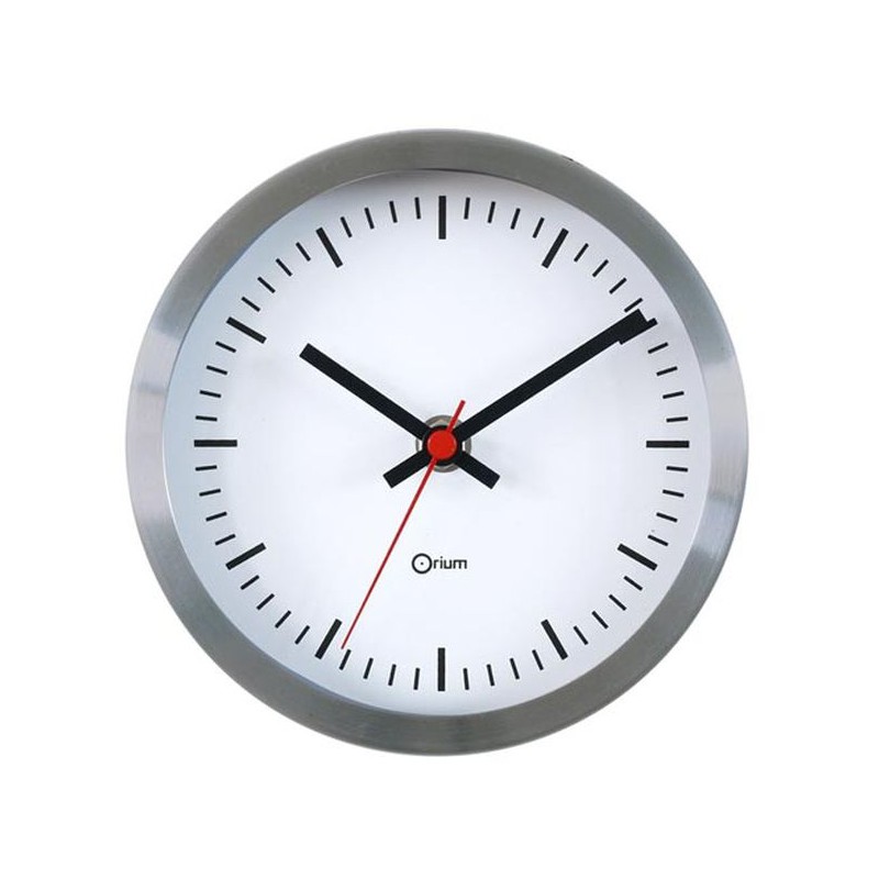 Orium Horloge de gare en inox (15 cm) - Comparer avec Touslesprix.com