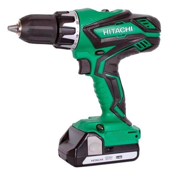 Hitachi KC18DJLF - Perceuse visseuse sans fil 18V 2.5Ah + 2 batteries ...