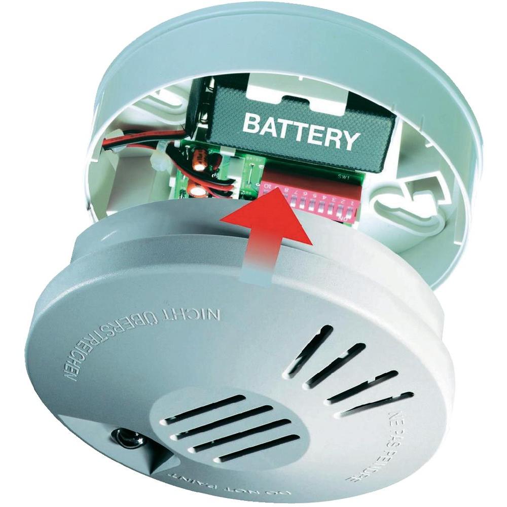 FlammEx 4191 - Détecteur de fumée sans fil 9V radio (conforme ETS ...