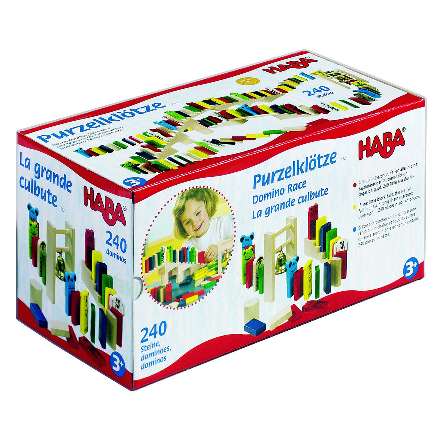 Haba La grande culbute de domino (240 pièces) - Comparer avec ...