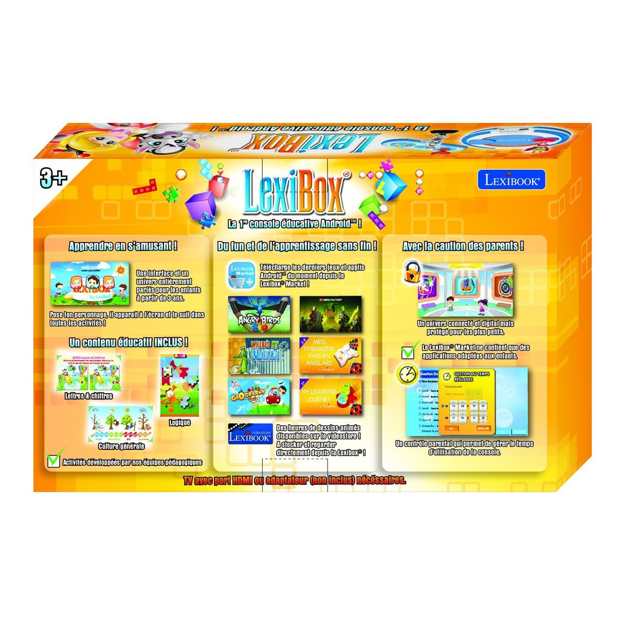 Lexibook Console LexiBox - Comparer avec Touslesprix.com